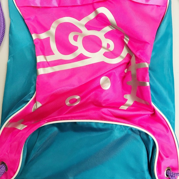 Sanrio | Bags | Hello Kitty Sanrio Go Sports Sack Backpack Nylon ...